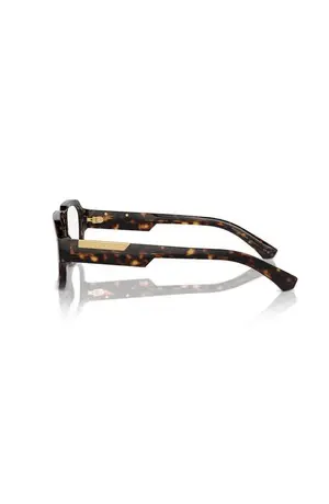 Dolce & Gabbana 53mm Pilot Optical Glasses - Tortoise