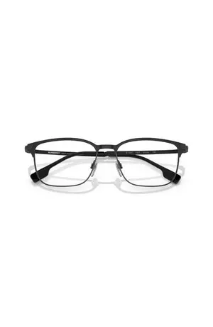 Burberry 57mm Rectangle Optical Glasses - Black