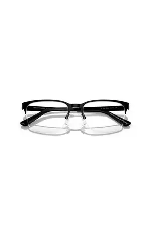 Armani Exchange 55mm Rectangle Optical Glasses - Black