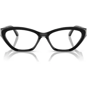 Versace Cat Eye Optical Glasses - Black