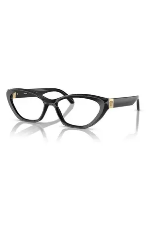Versace Cat Eye Optical Glasses - Black