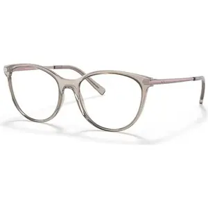 Armani Exchange 53mm Cat Eye Optical Glasses - Brown