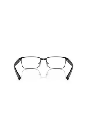 Armani Exchange 56mm Full Rim Rectangle Eyeglasses