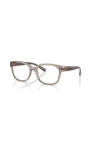 Armani Exchange 53mm Rectangle Optical Glasses - Gold