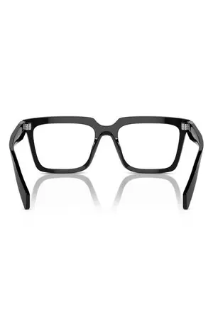 Prada Rectangular Optical Glasses - Black