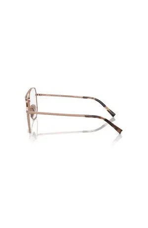 Prada 56mm Irregular Optical Glasses - Pink