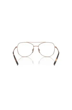 Prada 56mm Irregular Optical Glasses - Pink