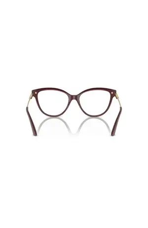 JIMMY CHOO 52mm Cat Eye Optical Glasses - Red