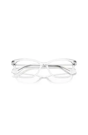 Dolce & Gabbana 56mm Rectangle Full Rim Eyeglasses