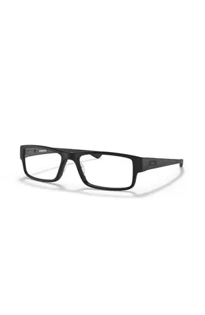 Oakley 57mm Rectangle Eyeglasses - Black