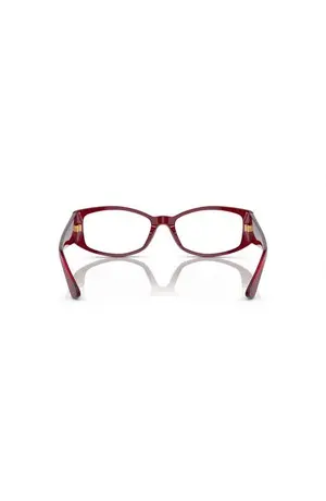 Versace 52mm Irregular Eyeglasses