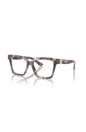 Dolce & Gabbana 53mm Square Optical Eyeglasses - Blue