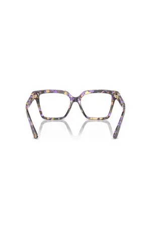 Dolce & Gabbana 53mm Square Optical Eyeglasses - Blue