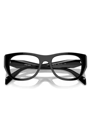 Prada Cat Eye Optical Glasses - Black