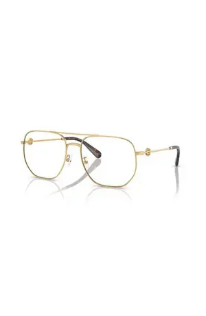 Tory Burch Pilot Optical Glasses - Gold