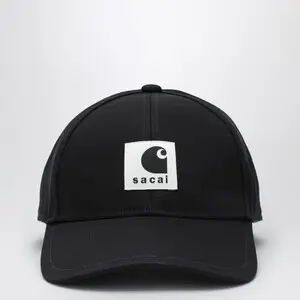 SACAI X CARHARTT WIP Baseball Cap With Logo - Black