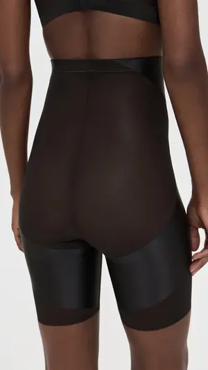 Spanx High-waisted Booty-lifting X Mid Thigh Shorts