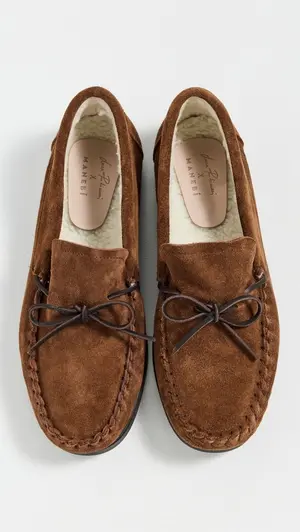 Manebí Fleece Lined Moccasin Slippers