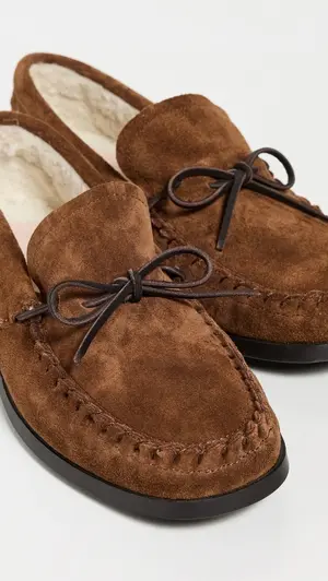 Manebí Fleece Lined Moccasin Slippers