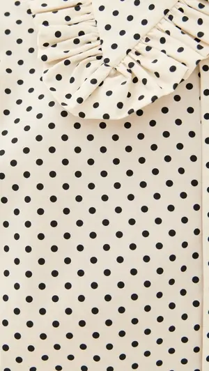 TANNER FLETCHER Pippa Polka-dot Button Down Shirt
