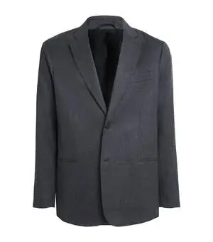 EMPORIO ARMANI Emporio Armani Virgin Wool Single-Breasted Blazer