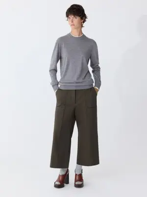 CALLAS MILANO Cropped Wide Leg Pants