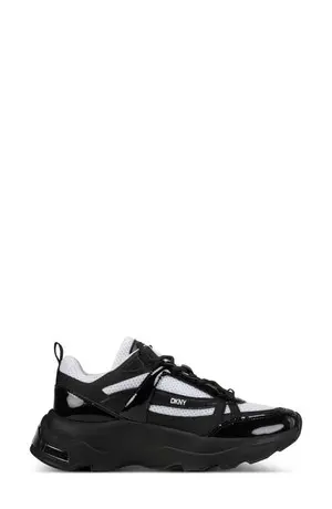 Dkny Juna Lace-up Sneakers - White/black