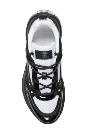 Dkny Juna Lace-up Sneakers - White/black