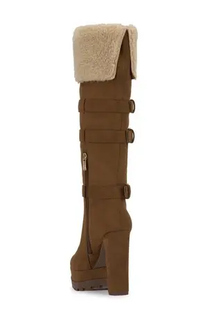 Jessica Simpson Imerald Platform Knee High Boots - Safari Brown