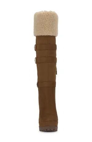 Jessica Simpson Imerald Platform Knee High Boots - Safari Brown
