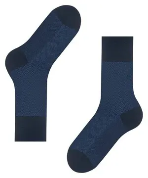 Falke Airport Herringstripe Socks - Space Blue