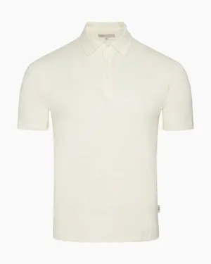 Onia Heavyweight Slub Polo - Ecru