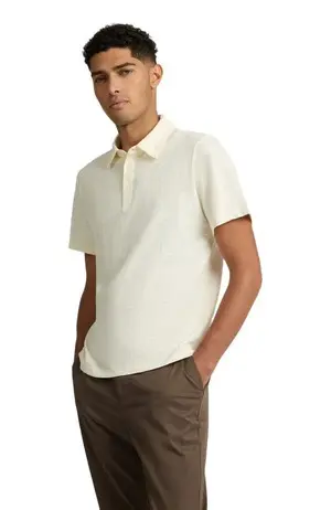 Onia Heavyweight Slub Polo - Ecru
