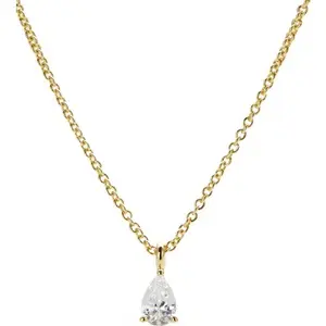 ANA LUISA Elise Pear Pendant - Gold