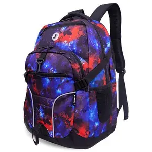 J WORLD Atom Laptop School Backpack - Galaxy