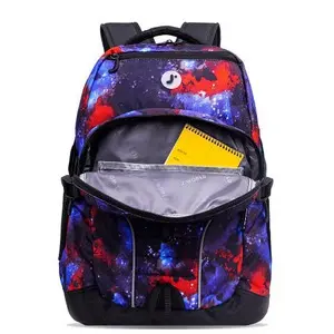 J WORLD Atom Laptop School Backpack - Galaxy