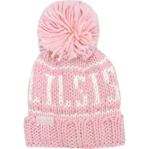 BITS & BOWS Bobble Beanie - Pink