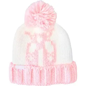 BITS & BOWS Ballet Slippers Bobble Hat - Pink