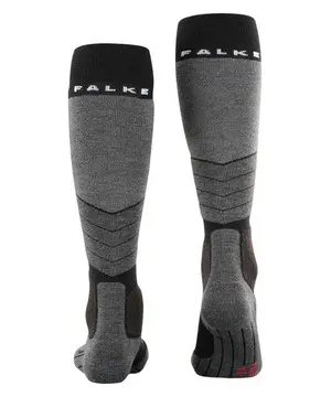Falke Sk2 Intermediate Wool Ski Socks - Black-mix