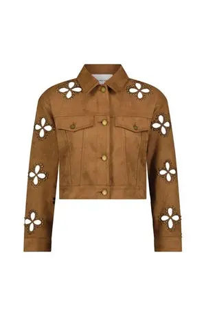 THE NOLI SHOP Kaia Suede Jacket
