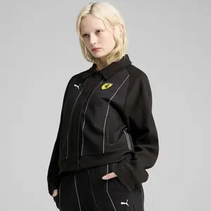 PUMA Scuderia Ferrari Zip-up Jacket - Black