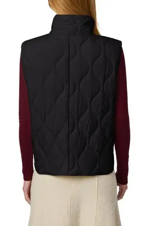 Bernardo Beekman Quilted Puffer Vest - Black