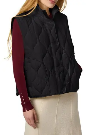 Bernardo Beekman Quilted Puffer Vest - Black