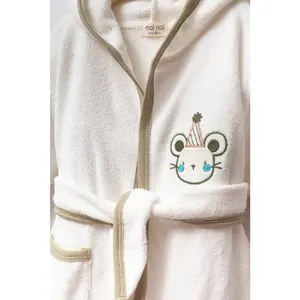 MOI NOI Mouse Party Robe - Ivory