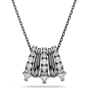 SWAROVSKI Sublima Four-link Pendant Necklace - Grey