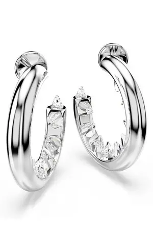 SWAROVSKI Sublima Crystal Hoop Earrings