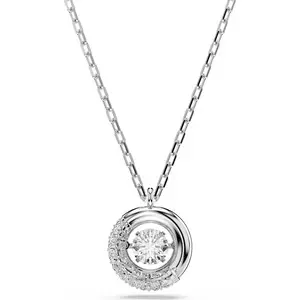SWAROVSKI Dextera Crystal Pendant Necklace - Rhodium/white