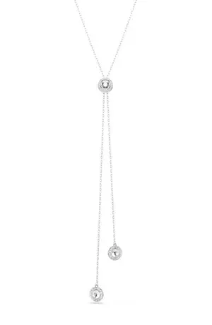 SWAROVSKI Una Reversible Y-pendant Necklace - Rhodium/crystal