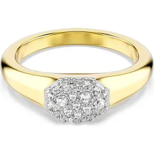 SWAROVSKI Dextera Crystal Ring - Gold/white