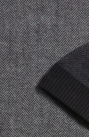 Nordstrom Wool And Cashmere Beanie And Scarf Set - Black